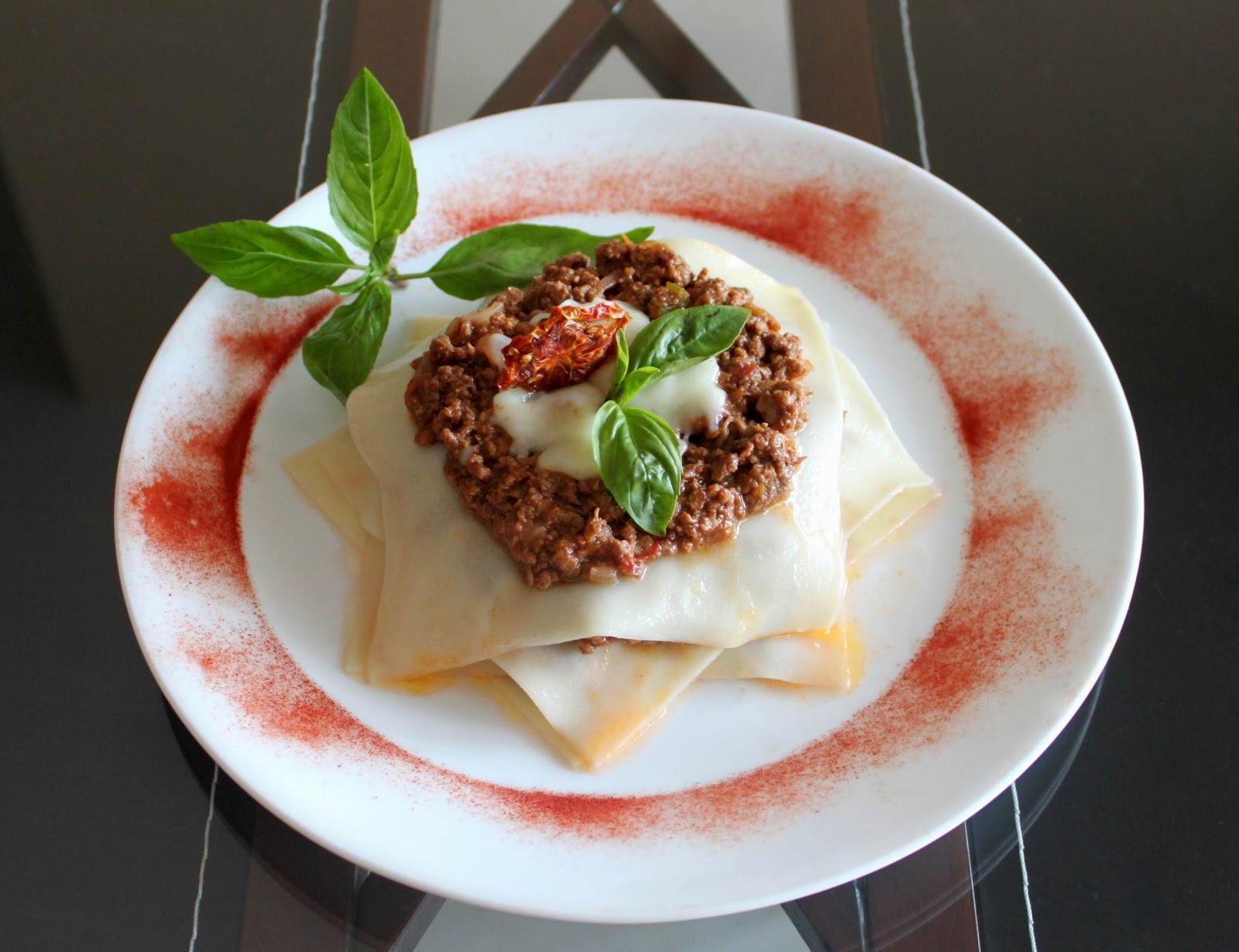 Say cheese: Open Beef Lasagna