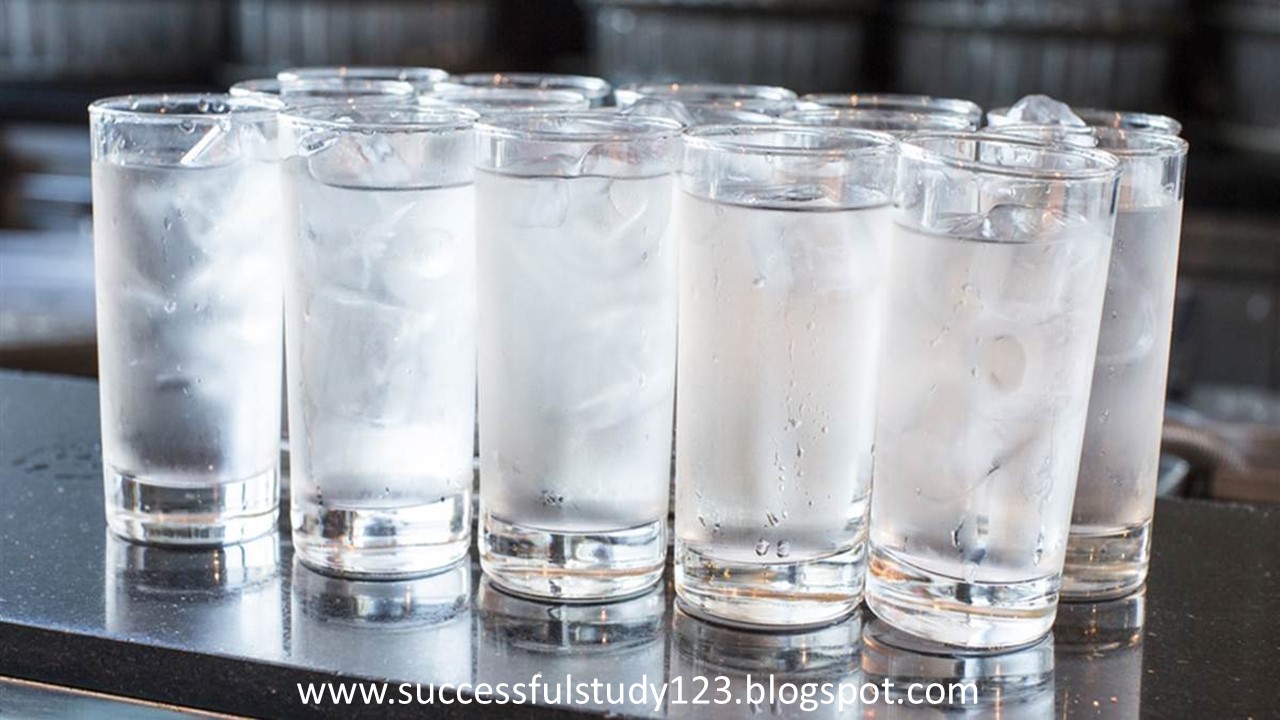 Proper water drinking schedule