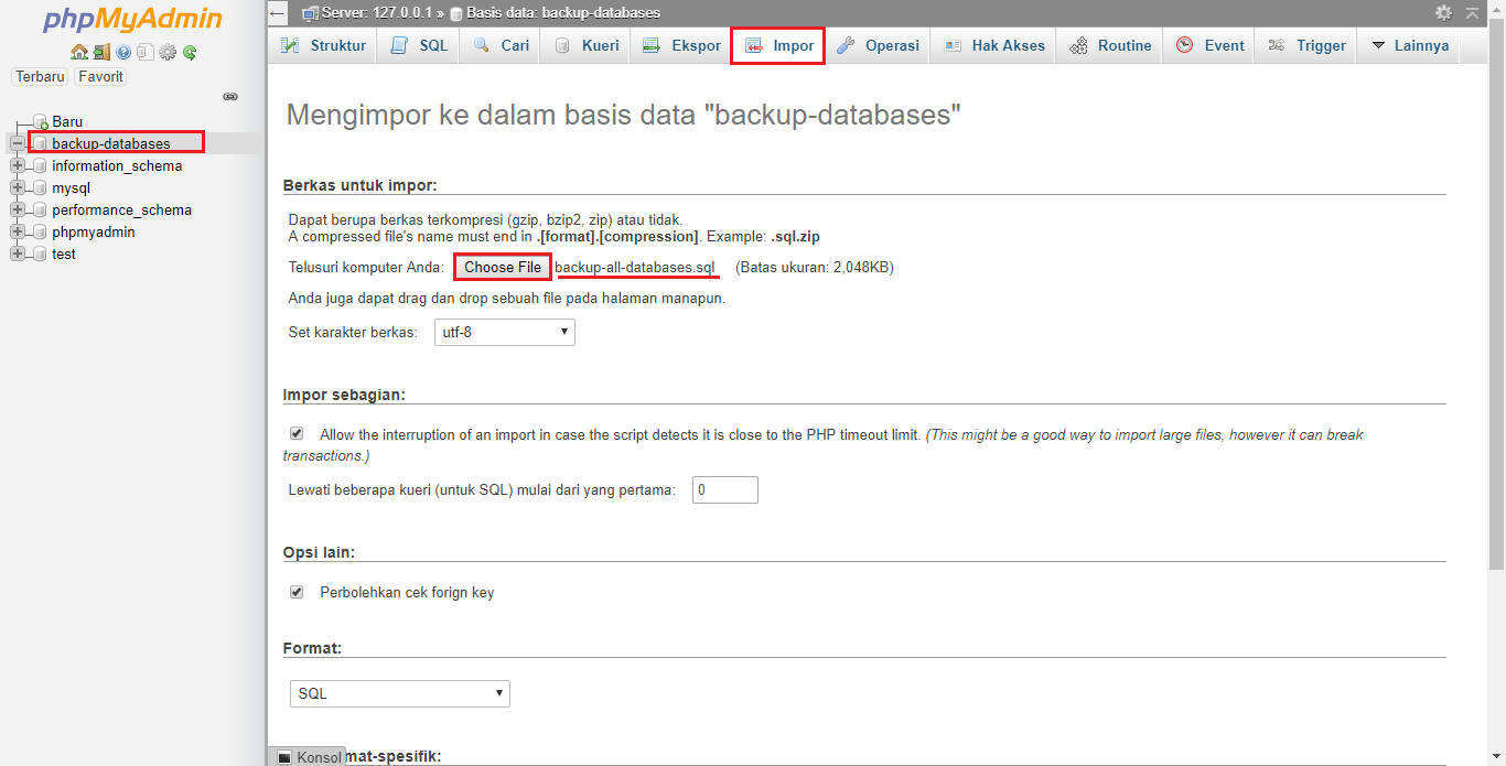 CARA MENGKONFIGURASI BACKUP DAN RESTORE PADA DATABASE SERVER DENGAN ...