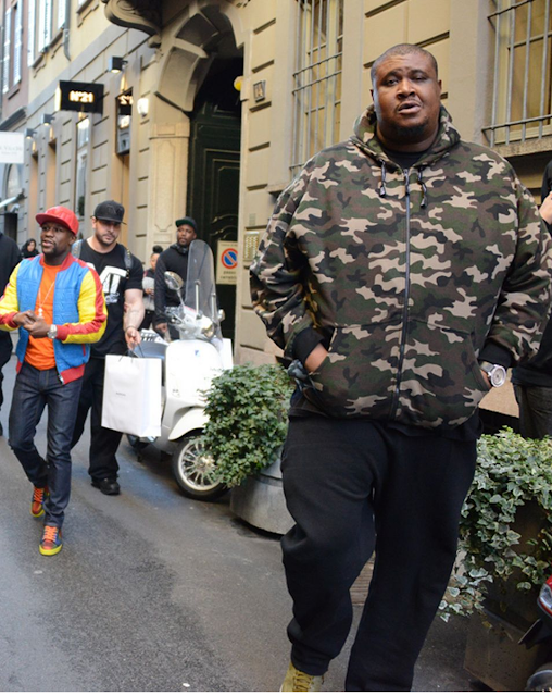 Have you seen the ridiculous size of Floyd Mayweather's bodyguard????