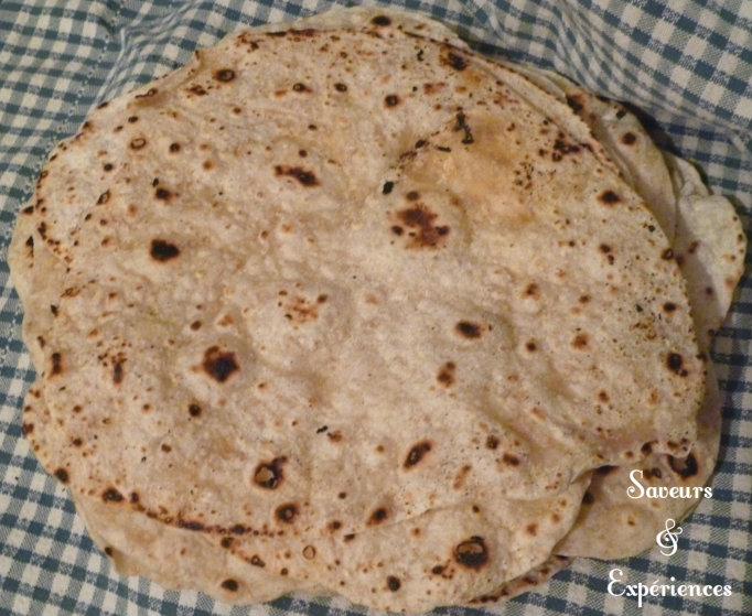 Saveurs et Expériences : Chapatis: Galette Indienne