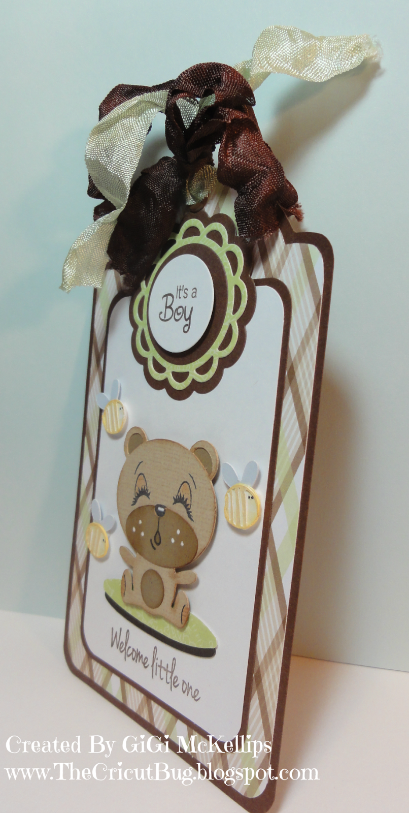 The Cricut Bug: It's A Boy Tag