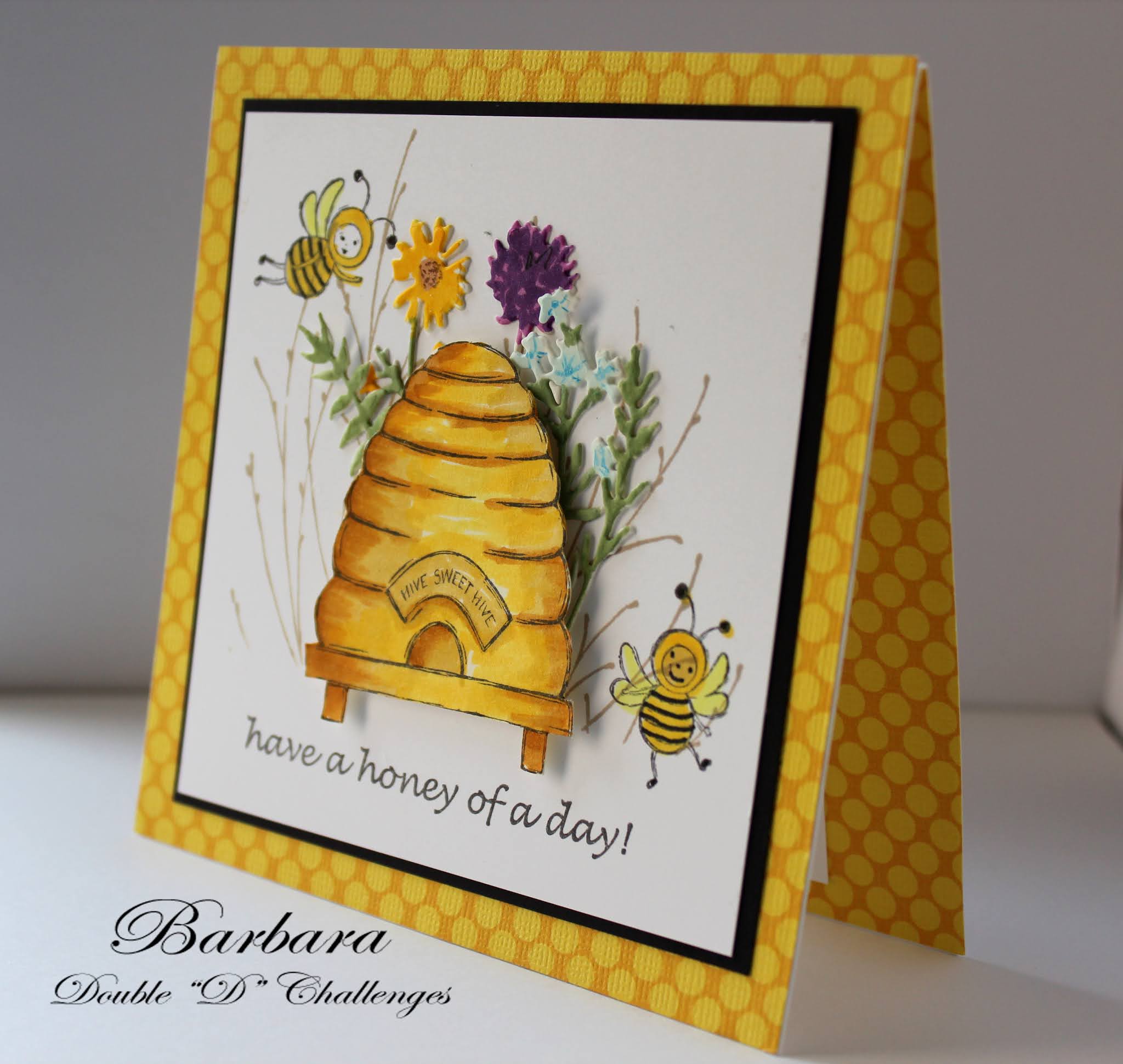 My Creative Room : Double D Challenge - "Bee" Inspired