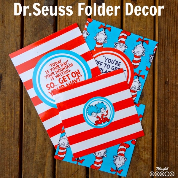 BLISSFUL ROOTS: $1 Dr. Seuss Folder Decor