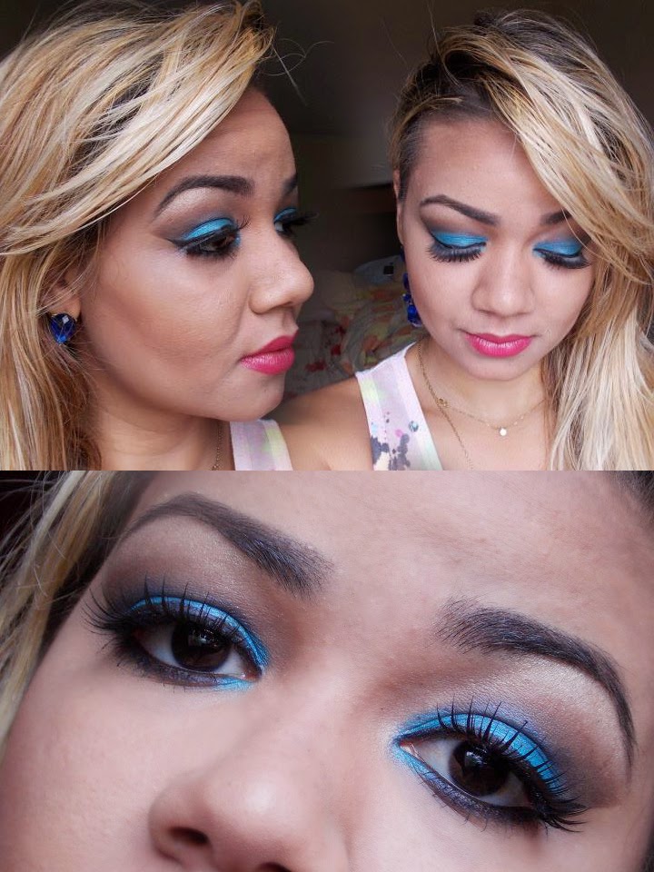 Coisas de Gata Borralheira: Make Azul