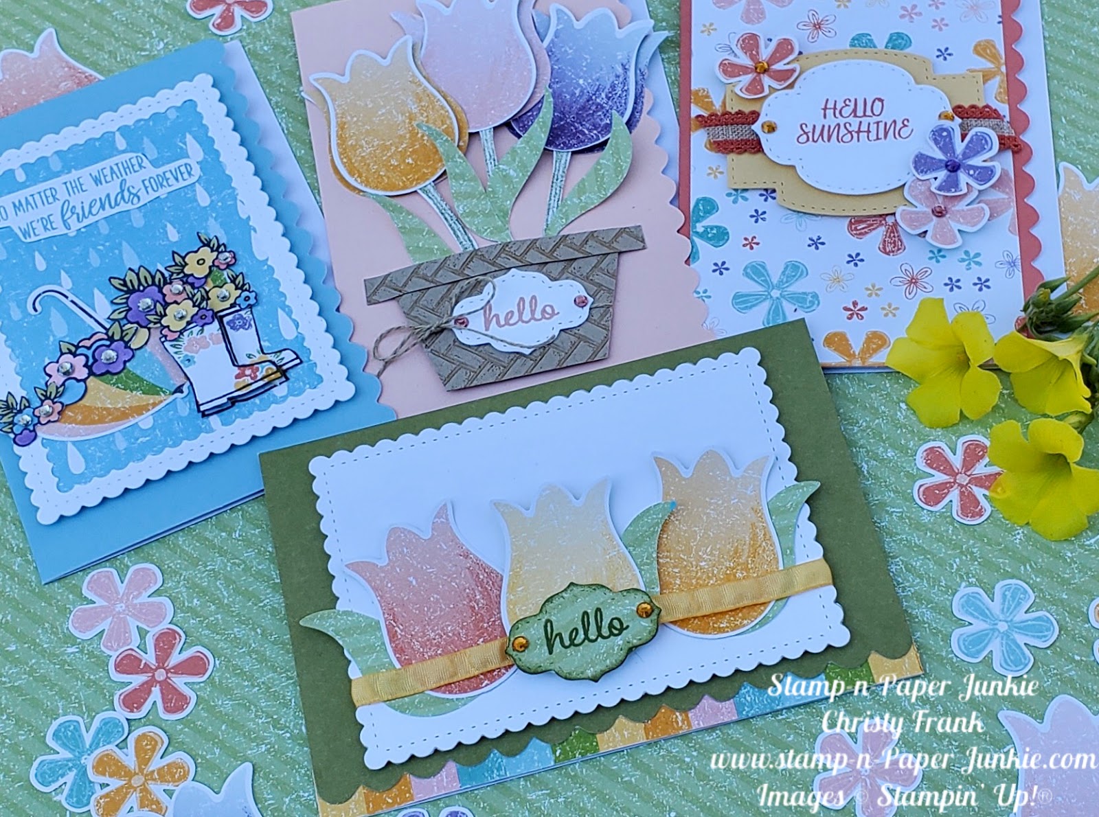 Pretty Spring Cards - Stamp-n-Paper Junkie