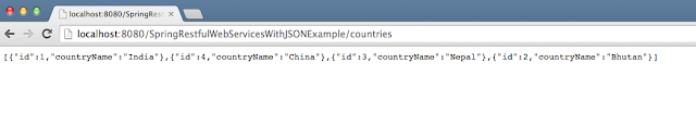 Spring Restful Web Services Json Example - Java2Blog