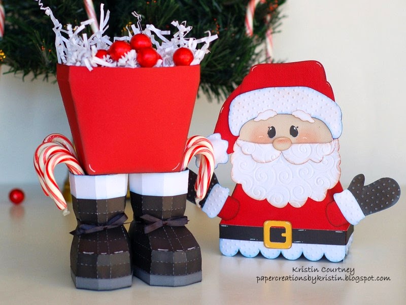 Paper Creations by Kristin: Santa Gift Box
