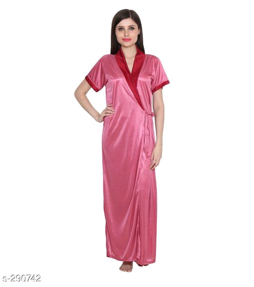 Net & Satin Nightdress: ₹320/- Free COD whatsapp+919199626046