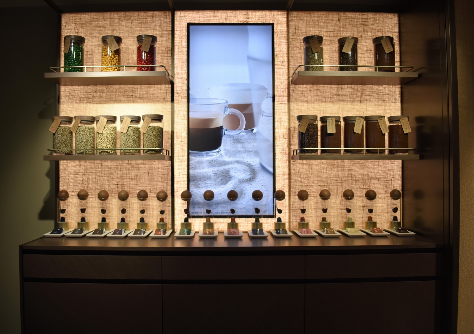 Nespresso boutique - comptoir à café