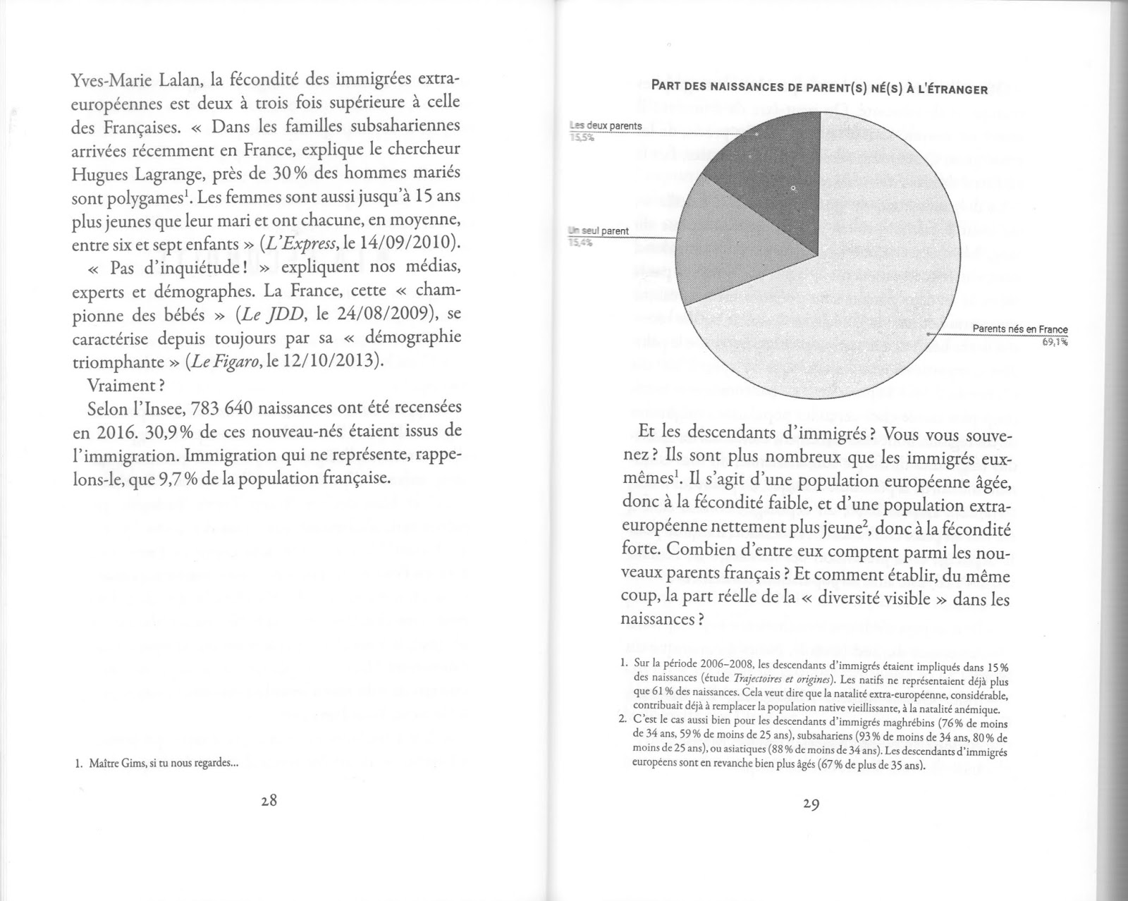 école : références: Laurent Obertone, La France interdite (2018)