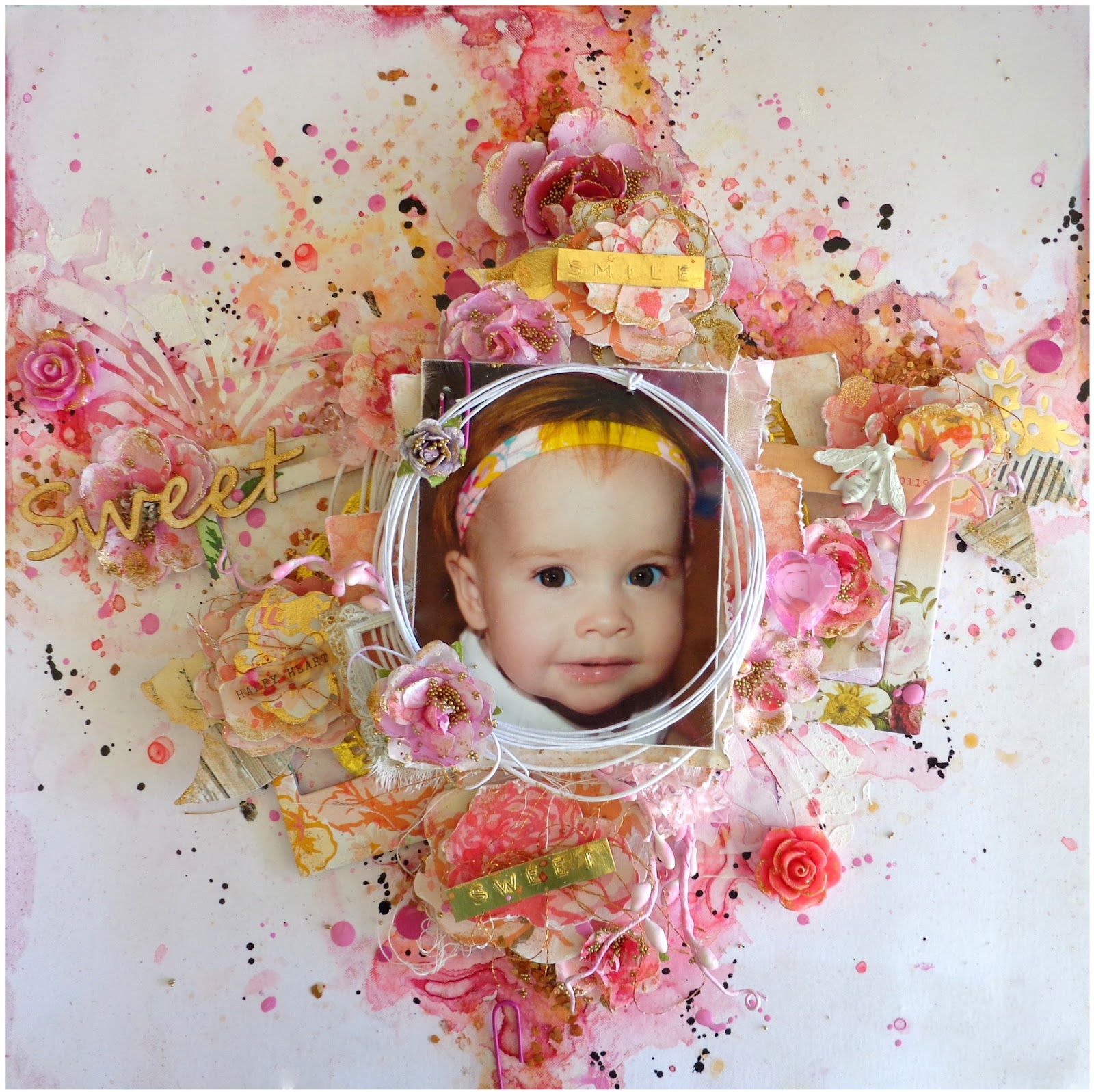 13 arts: 'Sweet' - Layout Tutorial by Jacqueline Moore