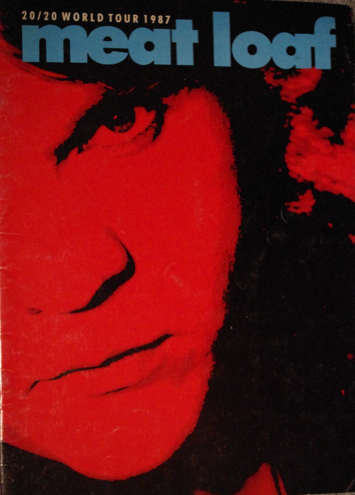 Top Of The Pop Culture 80s: Meat Loaf 20/20 Tour Programme 1987