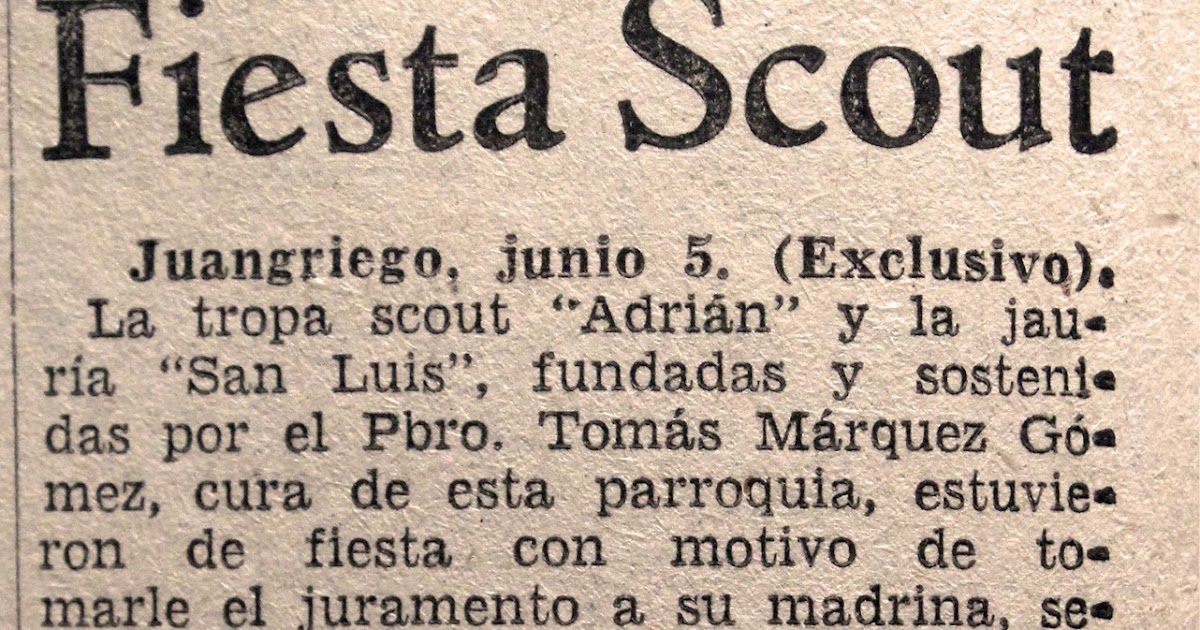 Museo Virtual Scouts Venezuela: Fiesta Scout