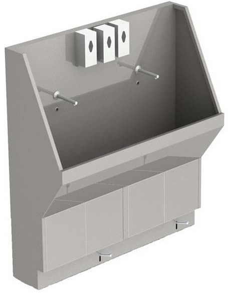 Scrub Up Sink, Bak Cuci Tangan Di Ruang Operasi Rumah Sakit - Dunia Sipil