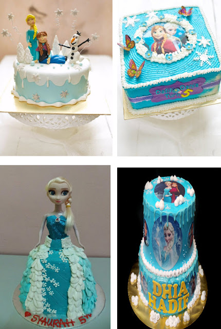 KEK HARI JADI FROZEN SIMPLE: KEK HARI JADI FROZEN SIMPLE