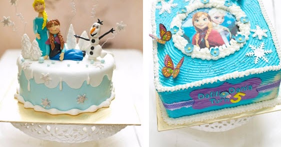 KEK HARI JADI FROZEN SIMPLE: KEK HARI JADI FROZEN SIMPLE