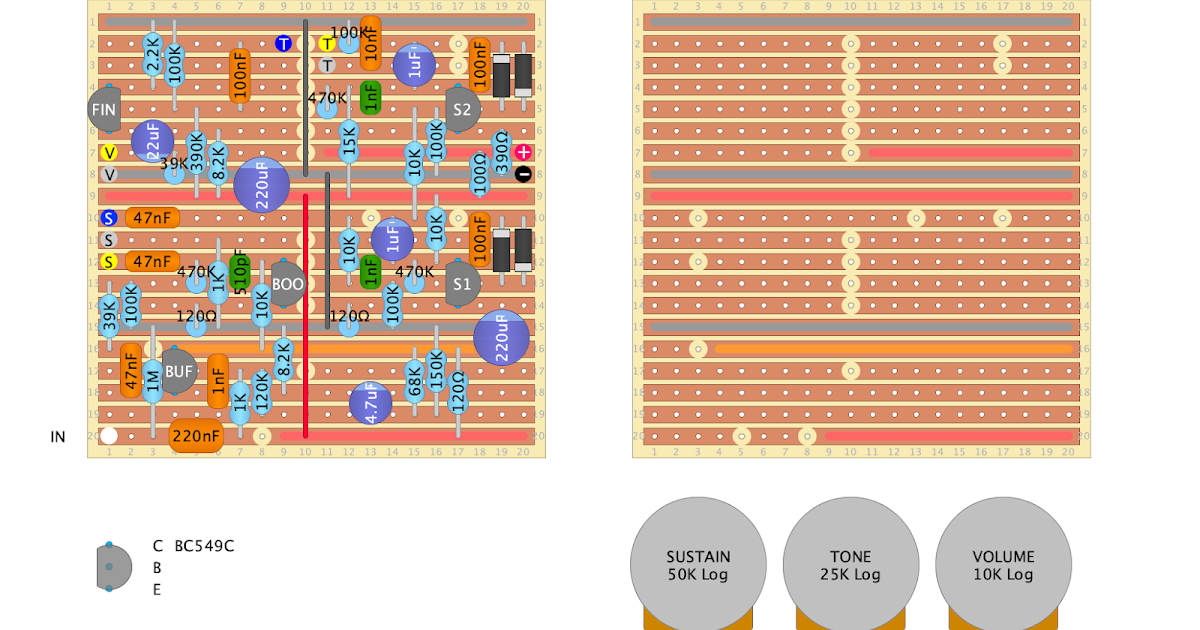 Guitar Effects - Vero - Point to Point - Tag Board Layouts: PETE ...