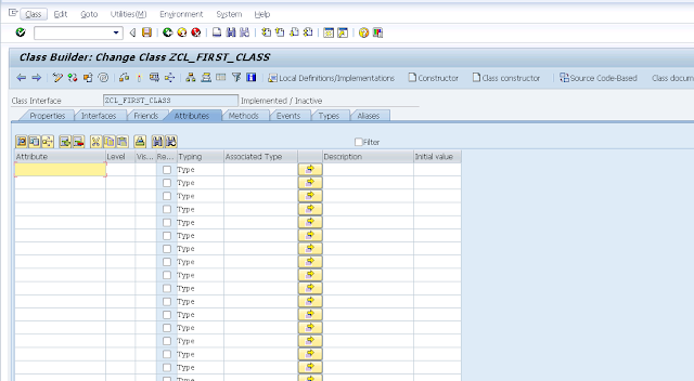 SAP TECH: Global Class creation and visibility of the class component ...