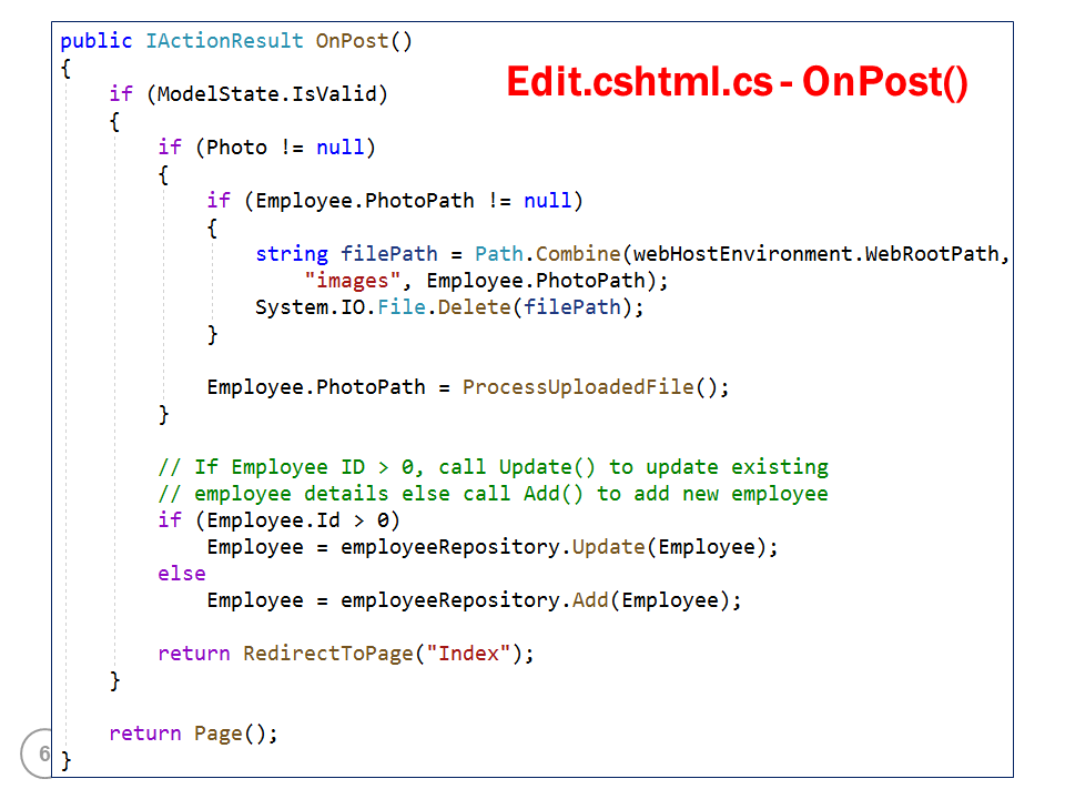 Sql Server Net And C Video Tutorial Create Form In Core Razor Pages Slides