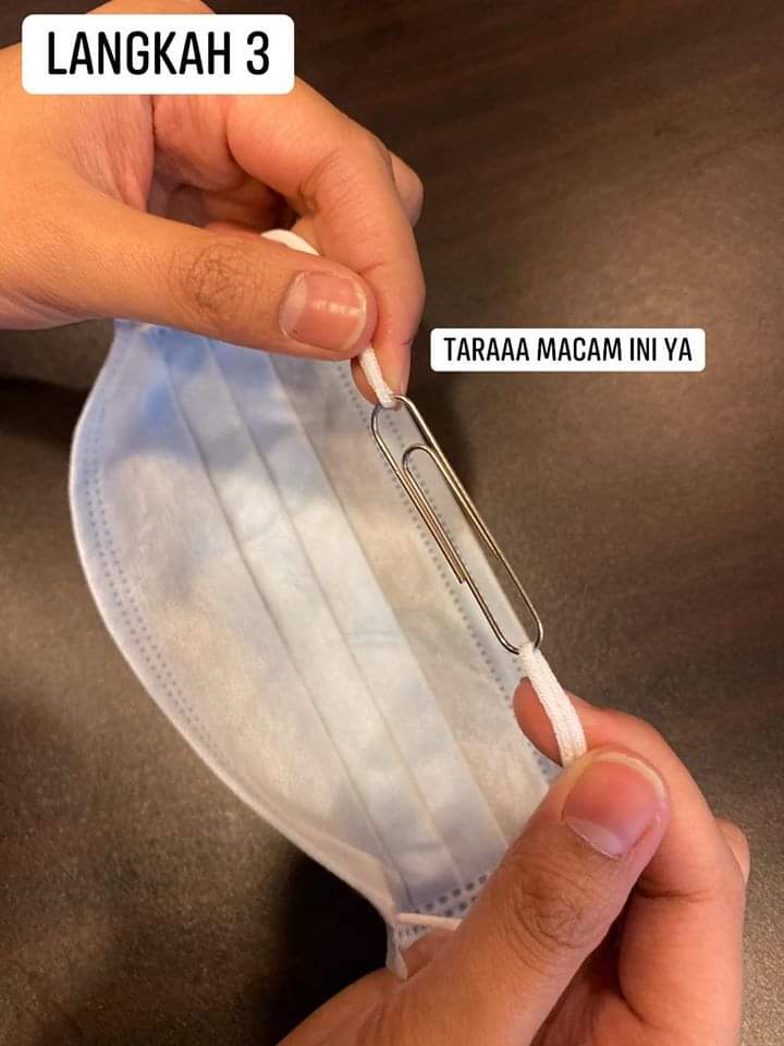 Tips pakai face mask buat wanita bertudung