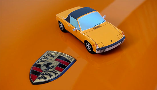 Porsche 914 Papercraft | Paperized Crafts