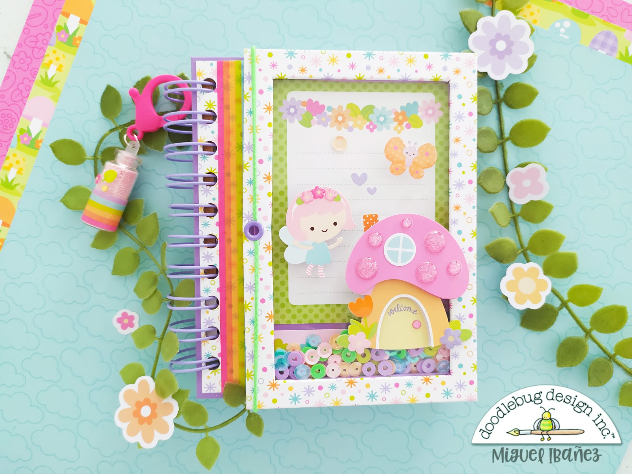 Doodlebug Design Inc Blog: FAIRY GARDEN MAGIC DIARY | with Miguel