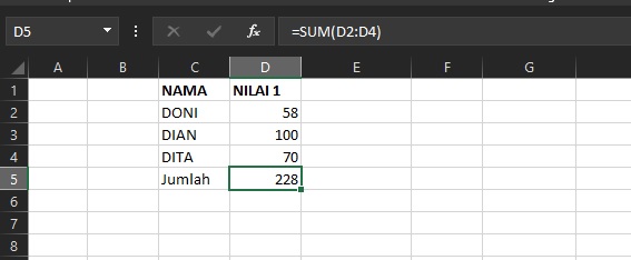 10 Rumus Spreadsheet dan Contohnya Lengkap