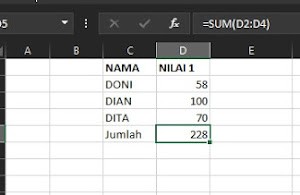 10 Rumus Spreadsheet dan Contohnya Lengkap