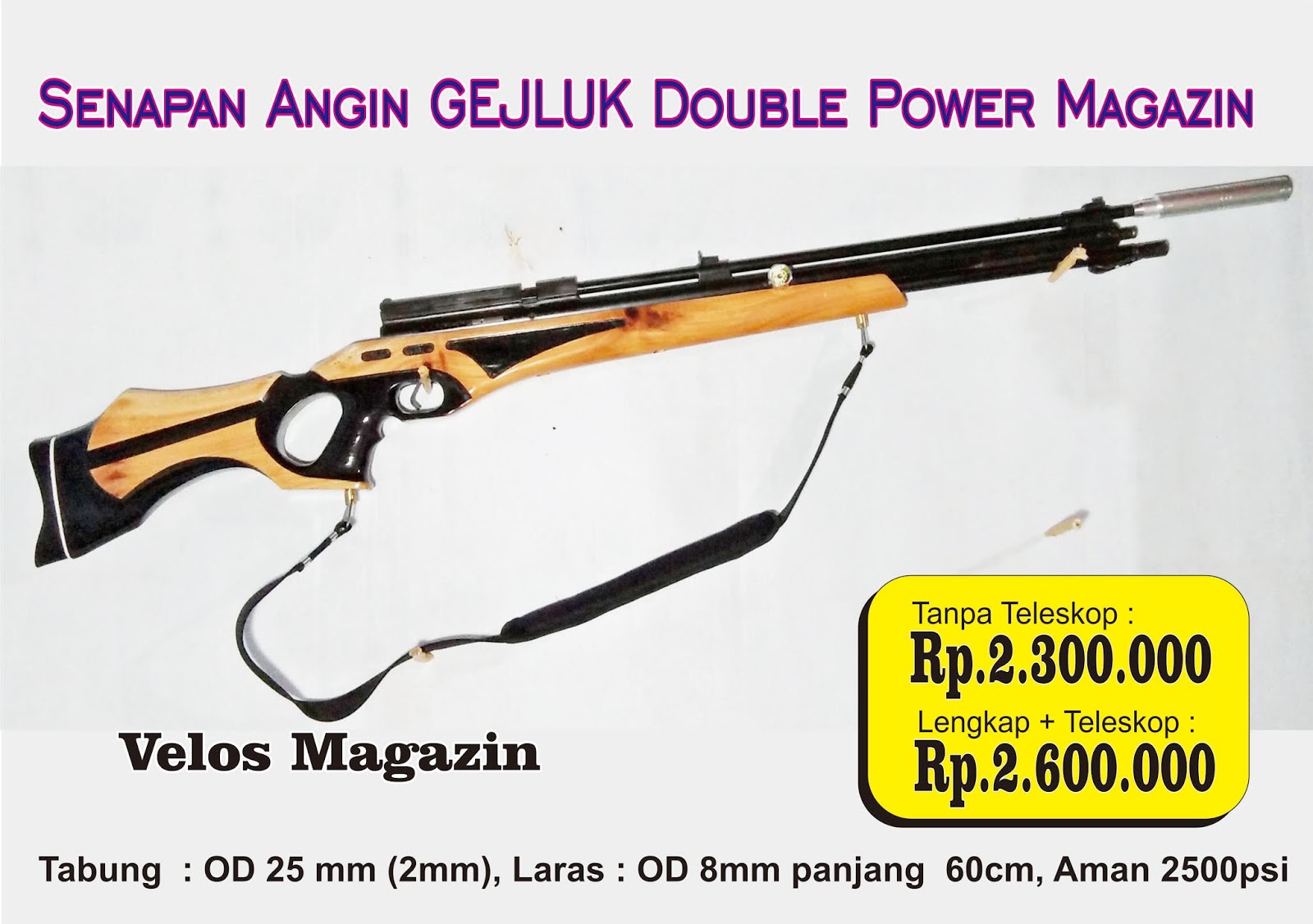 Jual senapang angin gejluk 4.5.5 Kota Medan Sumatera Utara