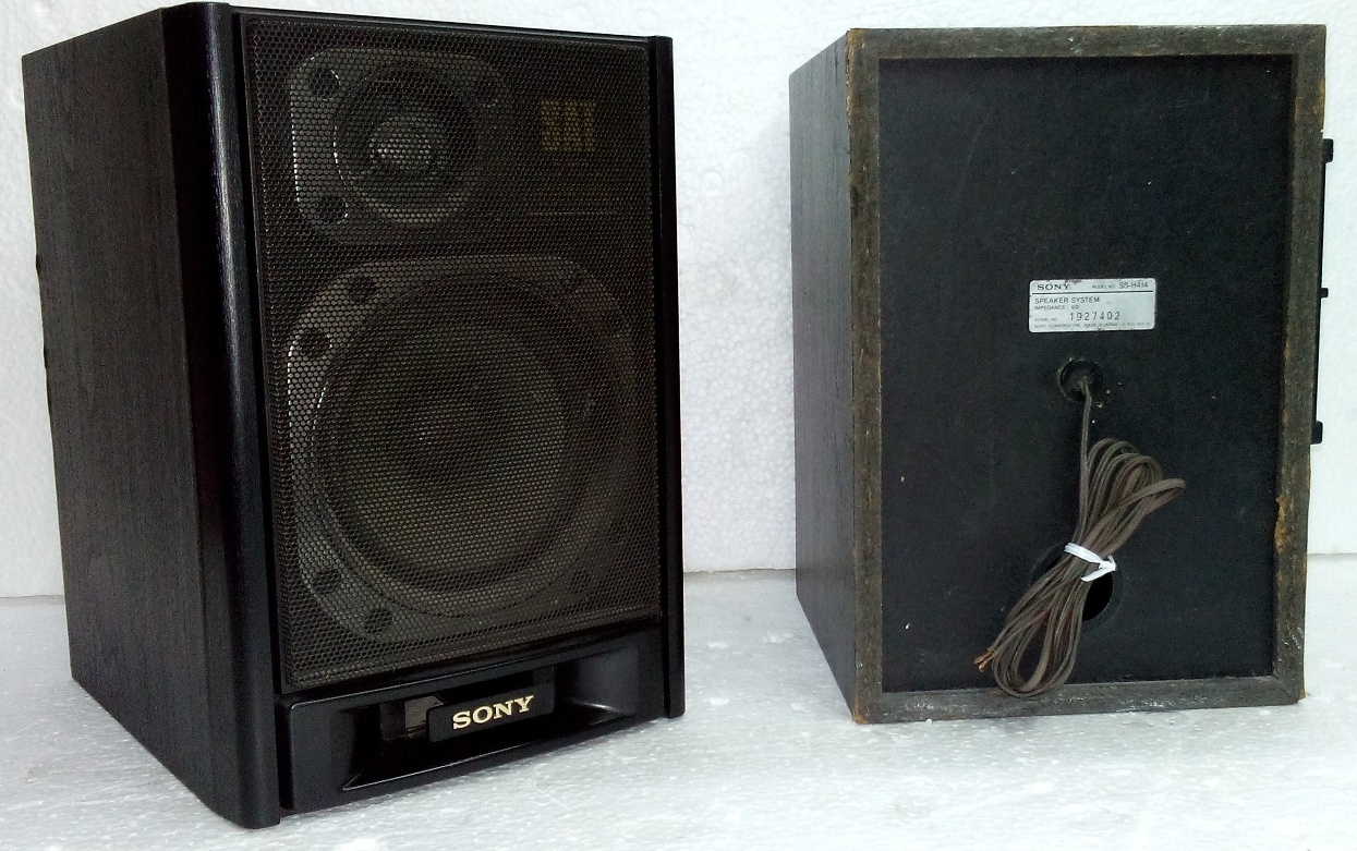 BARANG BARANG ELEKTRIK TERPAKAI DAN RARE: SPEAKER BOOKSHELF SONY MODEL ...