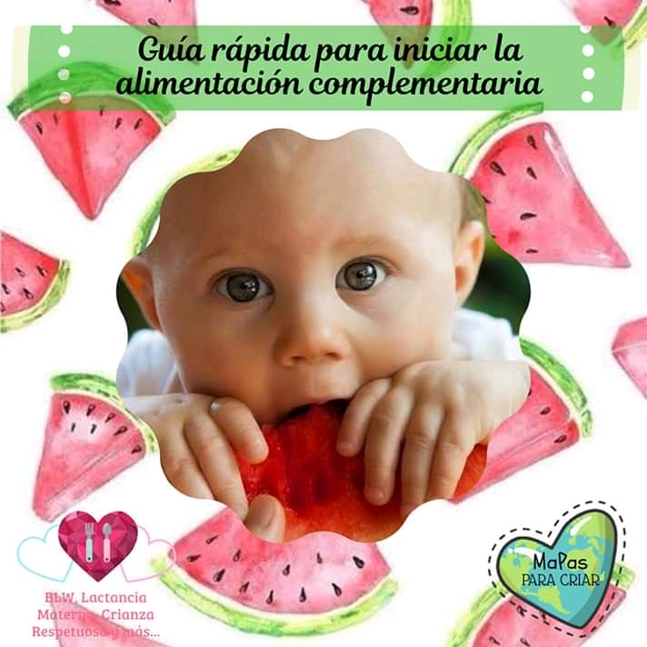 Guía rápida para iniciar la alimentación complementaria.
