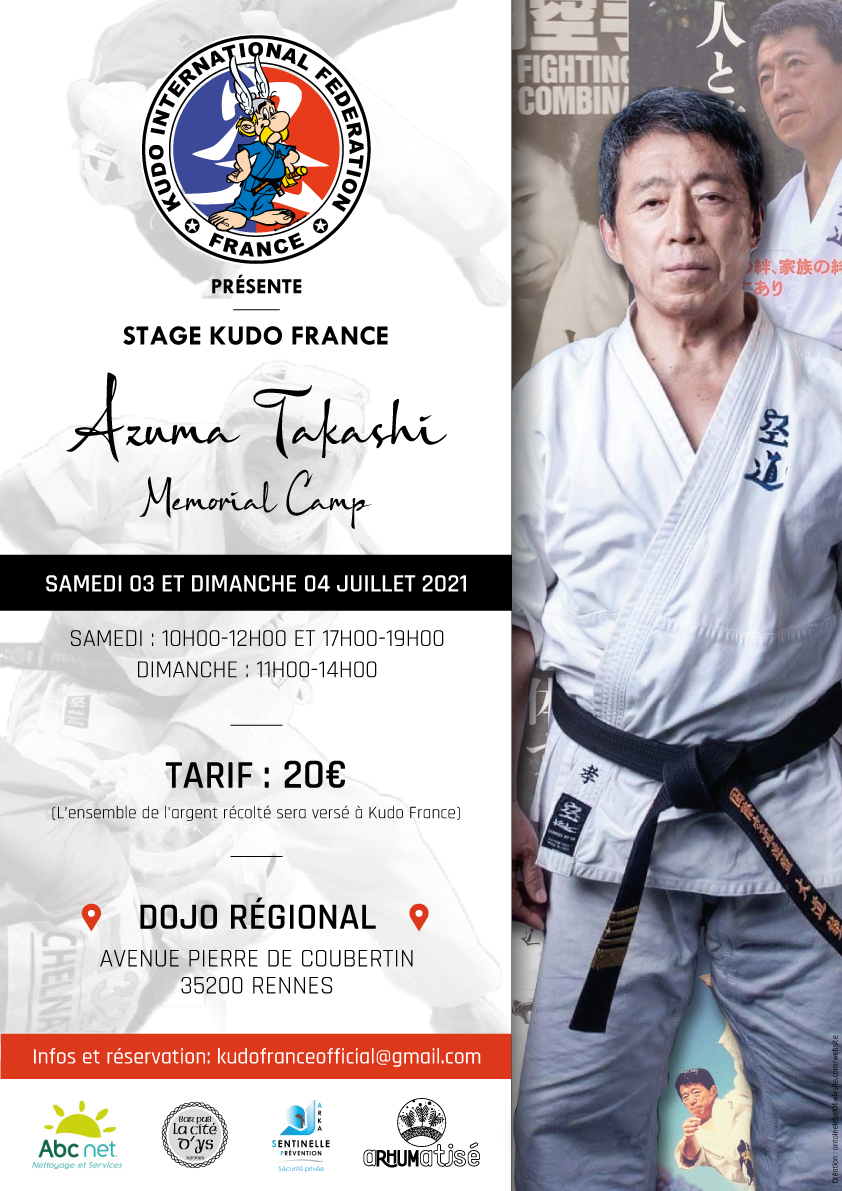 KUDO RENNES KUDO PRO: STAGE KUDO FRANCE !! Hommage à JUKUCHO Takashi ...