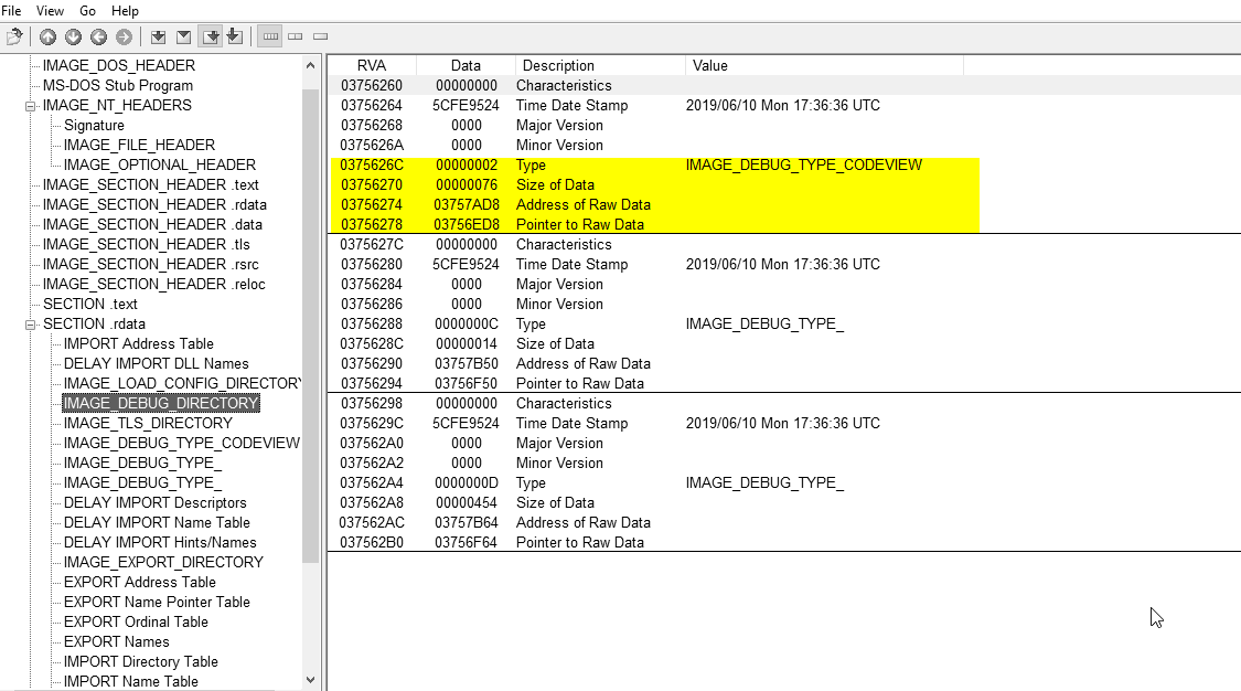 My Personal How-tos: Windows PE and PDB file format