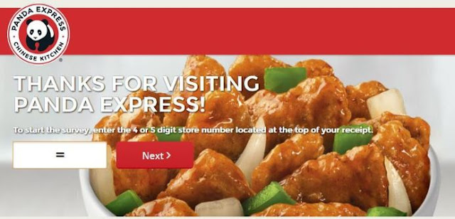 Panda Express Customer Survey @ www.pandaexpress.com/survey