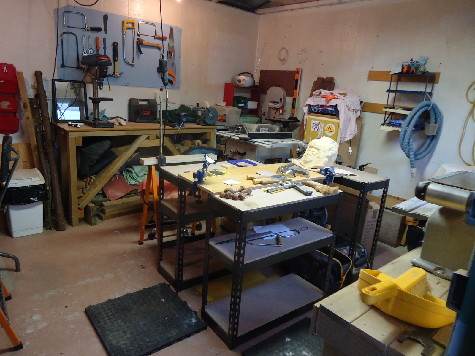 New Zealand Souvenirs: Workshop set-up