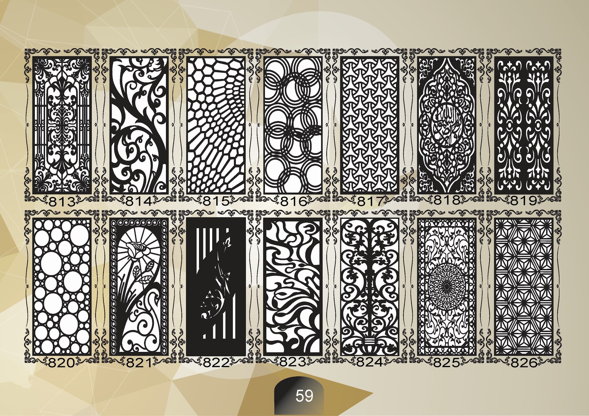 DOWNLOAD DXF FILE & KATALOG MOTIF CUTTING CNC LASER ROUTER 2021 - JASA ...