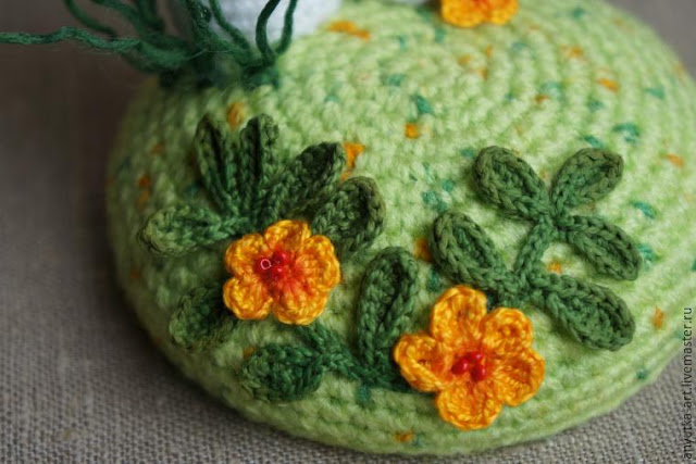LiaKnits: Pin cushion - Crochet - Photo tutorial