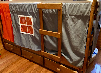 Ms. Nancy's Nook : A Bed Tent for Bunk Beds DIY