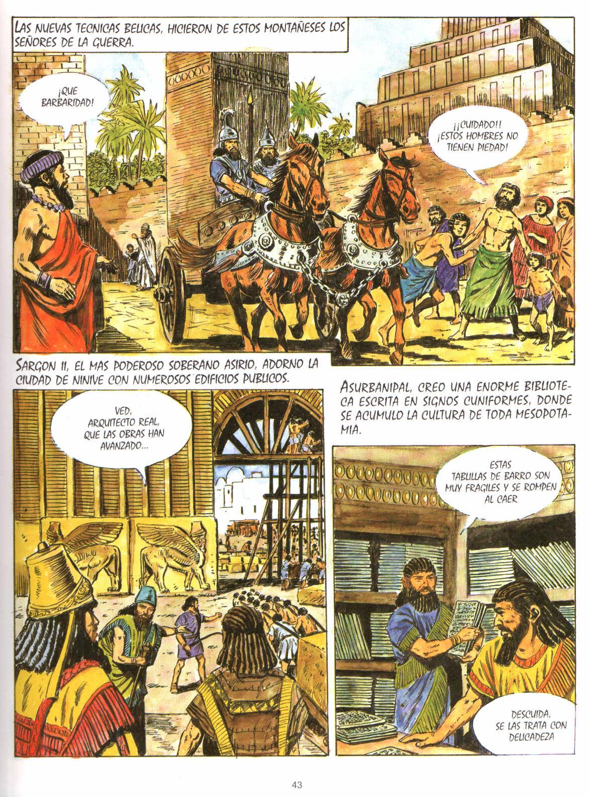 sociales y lengua: Comic sobre Mesopotamia