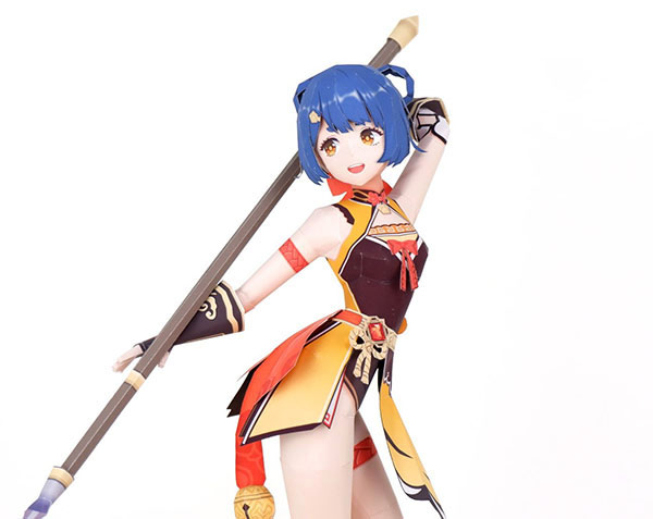 Genshin Impact: Xiangling Paper Model | Paperized Crafts