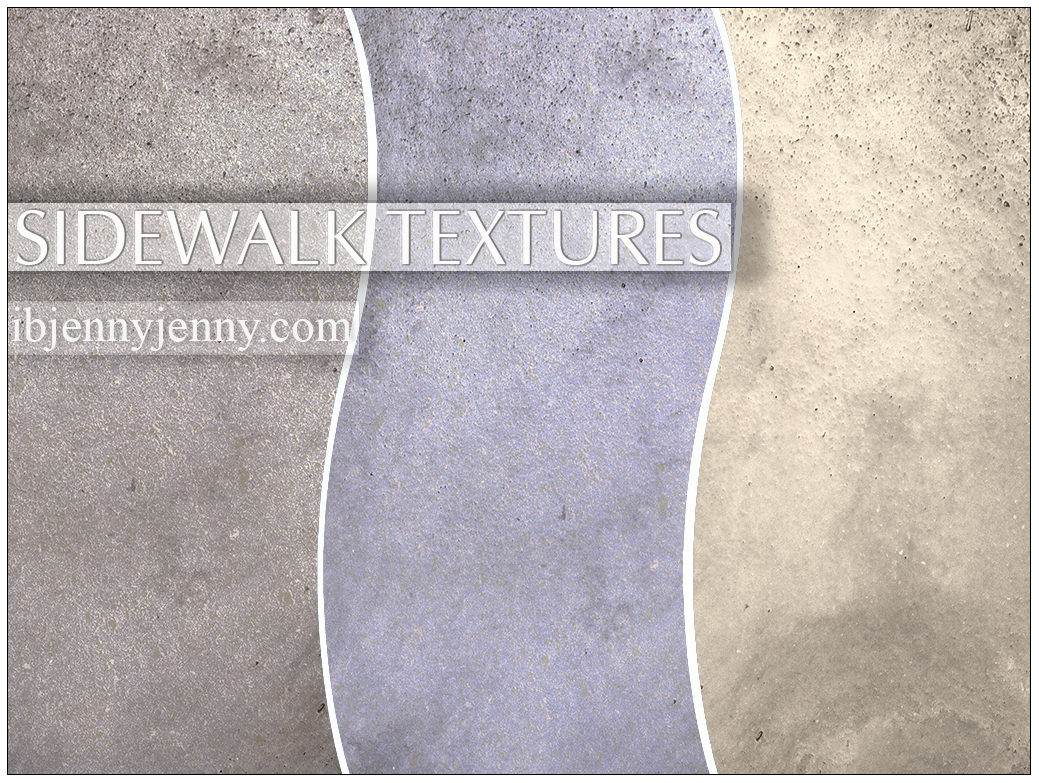 Free Sidewalk Textures | ibjennyjenny Free Resources