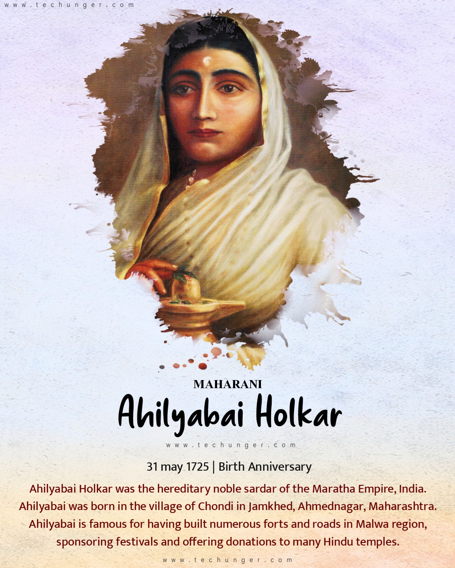 अहिल्यादेवी होळकर जयंती