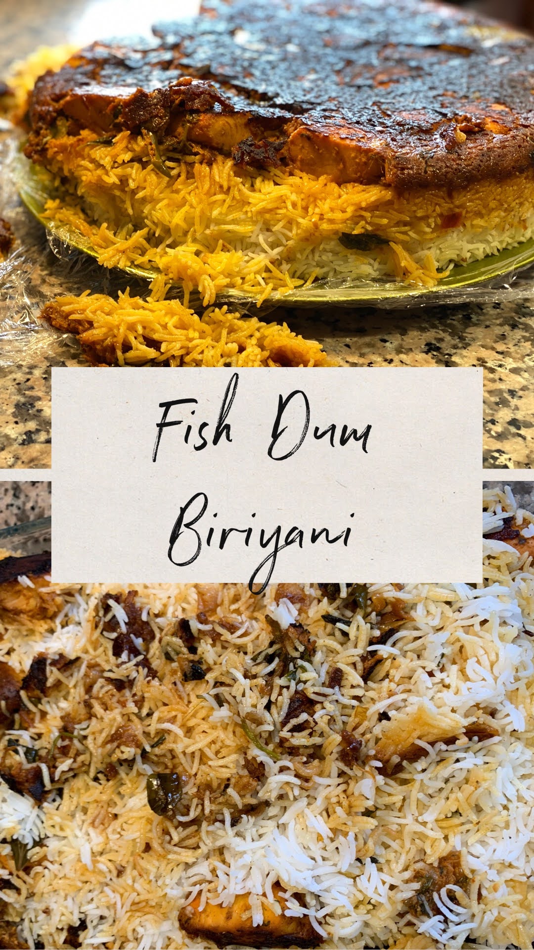 Minnie's Corner : Fish Dum Biriyani