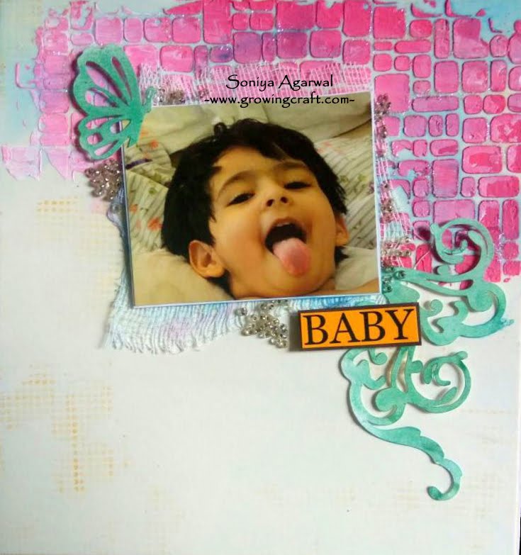 The Diva's that cut ....paper!: BABY theme layout