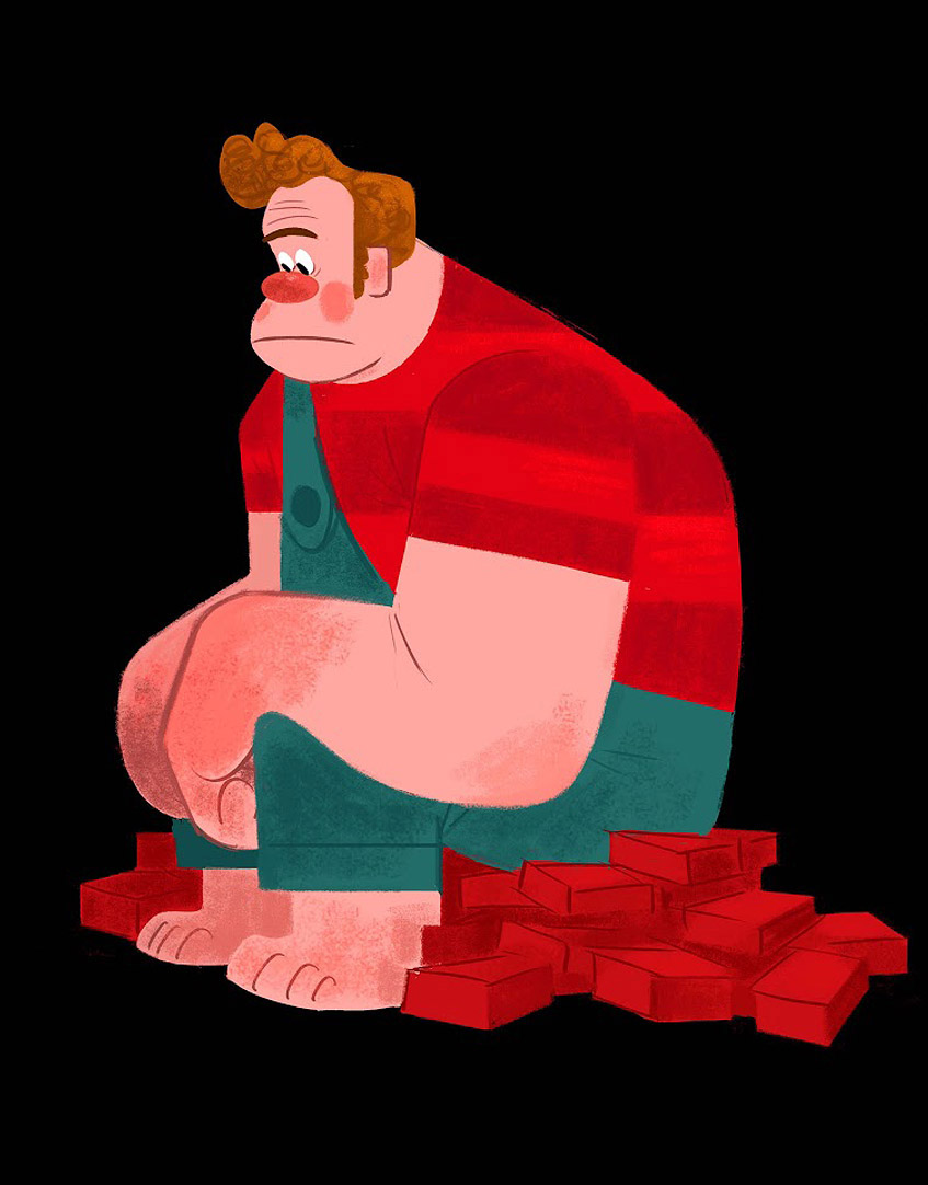 Living Lines Library: Wreck-It Ralph (2012) - Characters: Wreck-It Ralph