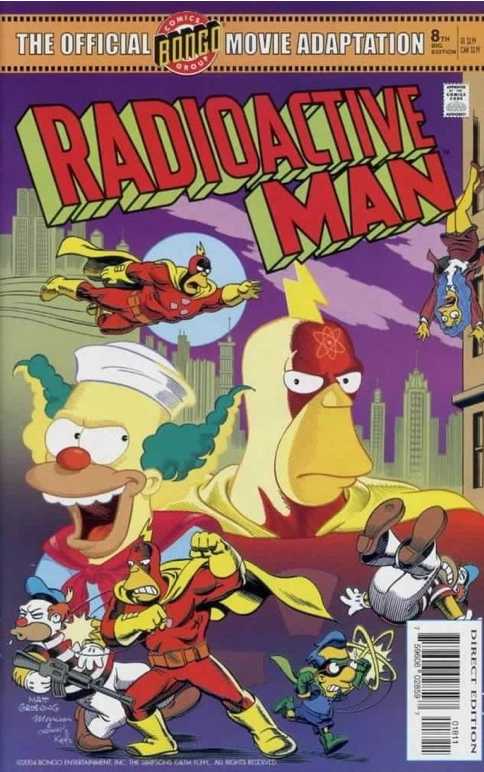 SIMPSONS COMICS: ASÍ FUE LA PELÍCULA DEL HOMBRE RADIOACTIVO - MC El ...