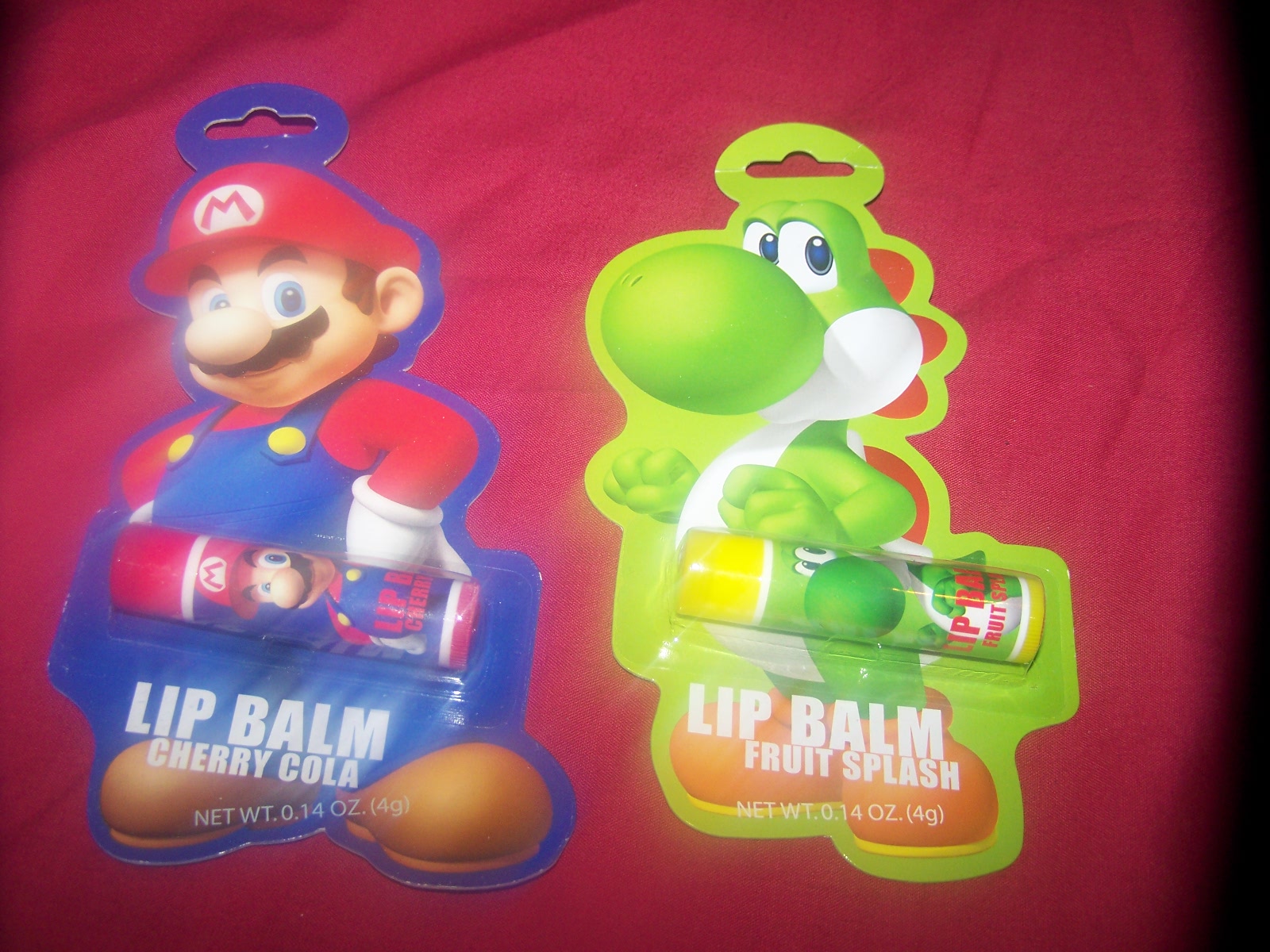 Mog Anarchy's Gaming Blog: Product Review: Mario & Yoshi Lip Balms
