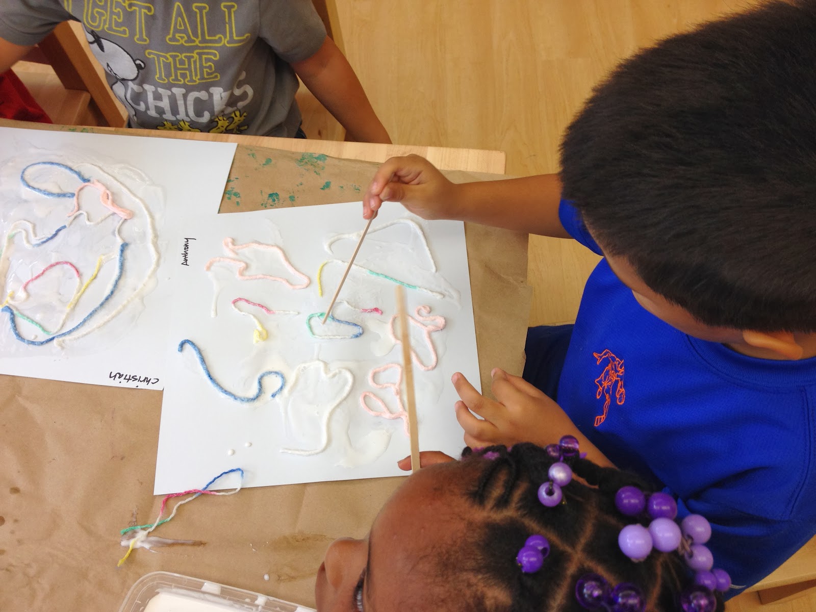 Reggio Art Room: Exploring Line