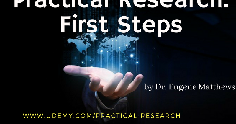 Practical Research (from idea to outline)